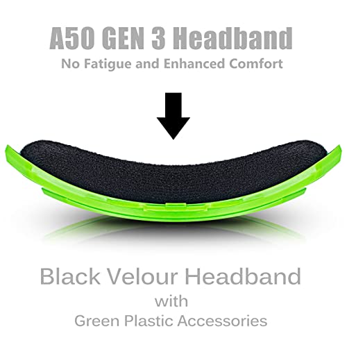 A50 GEN 3 Mod Kit Velour Ear Pads Replacement for Astro A50 GEN 3 Headset - Notice: EARPADS Need to BE Removed When Using The Headphone Base (Not Compatible with A50 Gen 4)