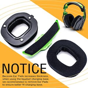 A50 GEN 3 Mod Kit Velour Ear Pads Replacement for Astro A50 GEN 3 Headset - Notice: EARPADS Need to BE Removed When Using The Headphone Base (Not Compatible with A50 Gen 4)