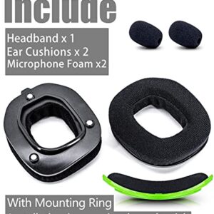 A50 GEN 3 Mod Kit Velour Ear Pads Replacement for Astro A50 GEN 3 Headset - Notice: EARPADS Need to BE Removed When Using The Headphone Base (Not Compatible with A50 Gen 4)