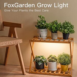 FOXGARDEN Grow Light Strip for Indoor Plants, Full Spectrum 192 LED Bright Grow Lamp with Auto On/Off Timer 4/8/12H, 10 Dimmable Brightness, 2 Packs