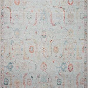 Loloi II Elysium Collection ELY-01 Pebble/Multi 5'-0" x 7'-6" Area Rug