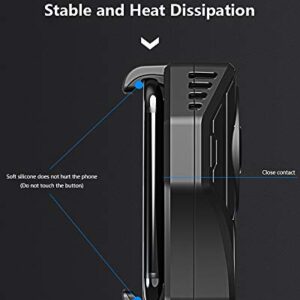 FENGCHUANG MEMO Mobile Phone Radiator, Cell Phone Cooler, Cold Wind Handle Fan, Portable Mobile Phone Radiator Cooling Fun, Gaming Semiconductor Cooling Phone