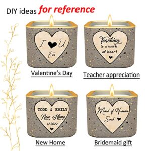 Personalized Bridesmaid Proposal Gifts, House Warming Gifts New Home, Housewarming Present for New house, 1ST Anniversary Gifts for Couple,50th Wedding Anniversary Gifts Diy Scented Candle…