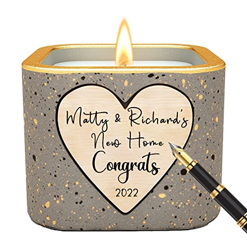 Personalized Bridesmaid Proposal Gifts, House Warming Gifts New Home, Housewarming Present for New house, 1ST Anniversary Gifts for Couple,50th Wedding Anniversary Gifts Diy Scented Candle…