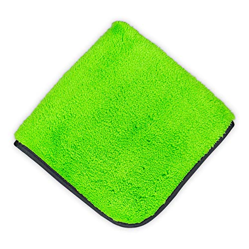 Microfiber Towel - Black/Green