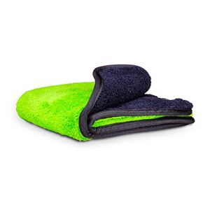 Microfiber Towel - Black/Green