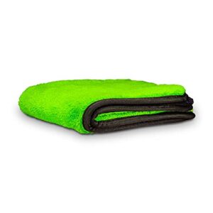 Microfiber Towel - Black/Green