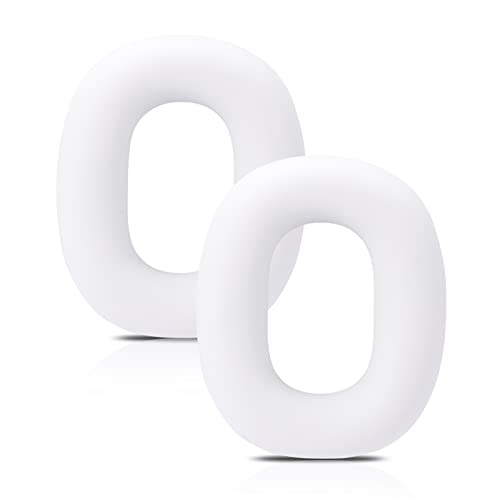 Damex Silicone Earpads Protector, Compatible with AirPods Max Ear Pad (White)