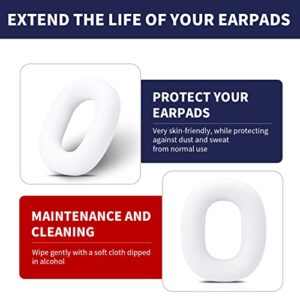 Damex Silicone Earpads Protector, Compatible with AirPods Max Ear Pad (White)