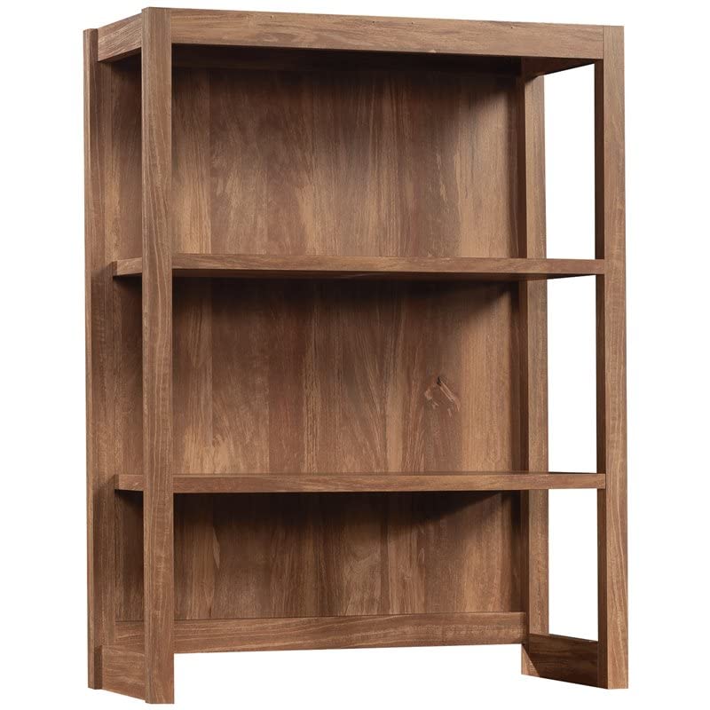 Sauder Cannery Bridge 2-Shelf Library Hutch in Sindoori Mango, Sindoori Mango Finish