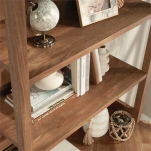 Sauder Cannery Bridge 2-Shelf Library Hutch in Sindoori Mango, Sindoori Mango Finish