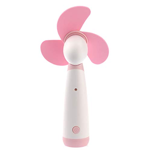 Mini Handheld Fan, Desk Fan Small, Battery Powered, Portable Hand Fan, YGH365B Battery Powered Blades, Cooling Fan ( Pink ), Rosa (Z53ONC281569Q4CMYHH)