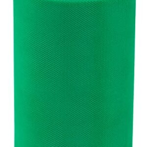 Joycrosso Tulle Fabric Rolls 6 Inch 100 Yards (300 feet) Organza Tulle Polyester Netting Spool for Wedding Decorations Gift Baby Shower Crafts DIY Tutu Skirt-Soft & Drape (Emerald)