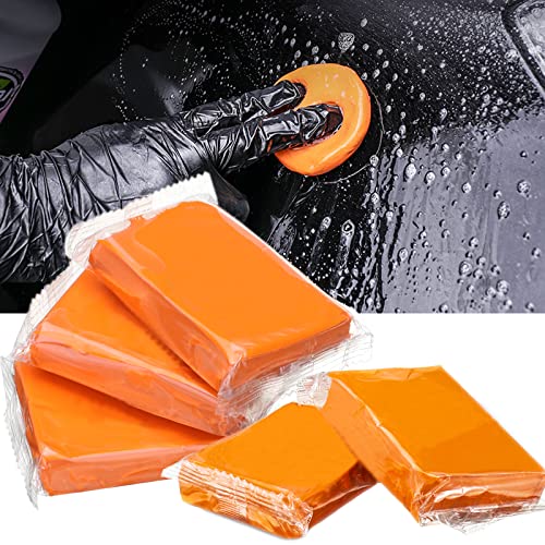 Car Clay Bar 5 Pack 500g, Premium Grade Clay Bars Auto Detailing Magic Clay Bar Kit with Towel Clay Bar Cleaner with Washing and Adsorption Capacity for Car Wash Car Detailing Clean,RV,Glass Cleaning