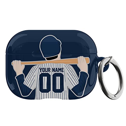 Custom Baseball Jersey AirPods Pro Case - Add Your Name Number Best Personalized AirPods Case for Baseball Fan