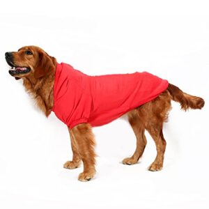 Dog Hoodie, Comfortable Soft Breathable Warm Dog Clothes, Outdoor Sports Dog Face Hoodie, for Small, Medium, and Large Dogs (X-Small, Red)