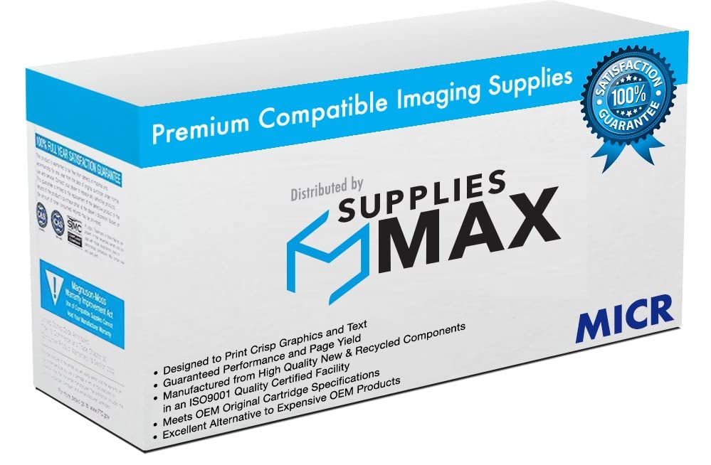 SuppliesMAX Compatible Replacement for 02213715 MICR Toner Cartridge (11000 Page Yield) - Replacement to HP CF237A / Troy 02-82040-001