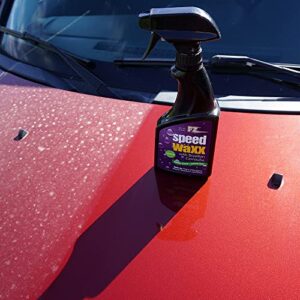 FZ Speed Waxx Quick Detailing Car Wax Spray for Fast Wipe Instant Detailer, Easy no Buff Wax for Streak Free Car Scratch Remover - No Smear Car Polisher, Car Detailing Kit, Great for Cars, Truck, Automobile, Motorcycle, Boat, RV, 16 oz