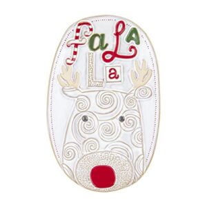 mud pie christmas sentiment tray, reindeer