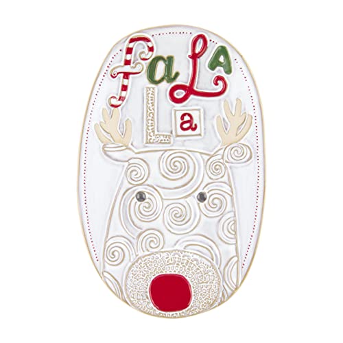 Mud Pie Christmas Sentiment Tray, Reindeer