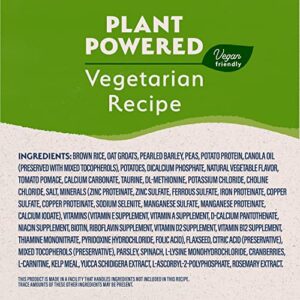 Natural Balance Limited Ingredient Adult Dry Dog Food with Vegan Plant Based Protein and Healthy Grains, Vegetarian Recipe, 24 Pound (Pack of 1)