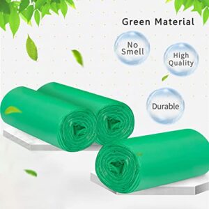 FYY Trash Bags, Garbage Bags, 100 Count 6 Gallon [Extra Thick][Leak Proof] Rubbish Bags Wastebasket Bin Liners for Home Office Trash Can Green