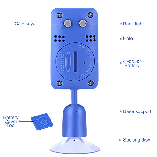 Reptile Thermometer,Reptile Thermometer and Humidity Gauge,Digital Reptile Thermometer and Hygrometer,