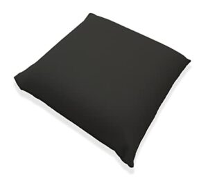 rehabilitation advantage body positioning black pillow bolster 12 inch x 12 inch x 3 inch