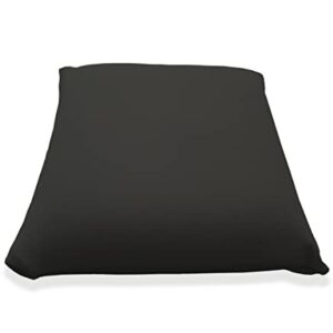 Rehabilitation Advantage Body Positioning Black Pillow Bolster 12 Inch x 12 Inch x 3 Inch