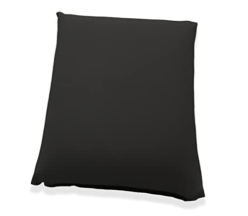 Rehabilitation Advantage Body Positioning Black Pillow Bolster 12 Inch x 12 Inch x 3 Inch