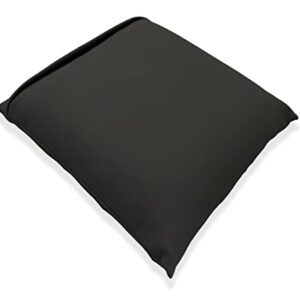 Rehabilitation Advantage Body Positioning Black Pillow Bolster 12 Inch x 12 Inch x 3 Inch