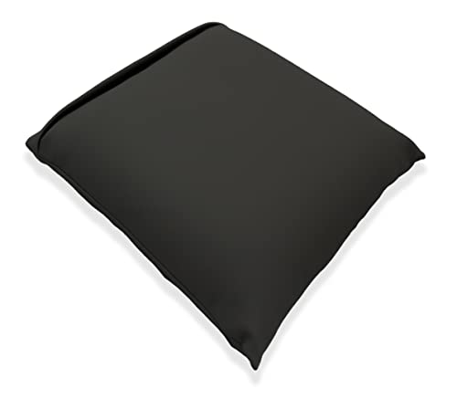 Rehabilitation Advantage Body Positioning Black Pillow Bolster 12 Inch x 12 Inch x 3 Inch