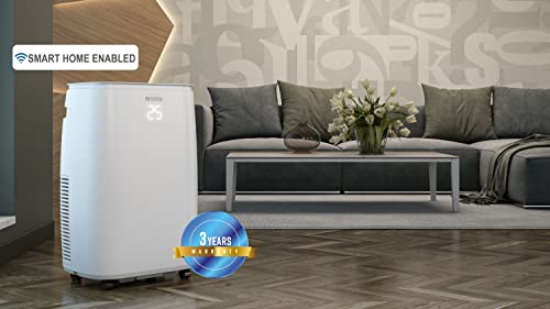 Dolceclima Fresco Smart WiFi Portable Air Conditioner by Olimpia Splendid - Efficient, Flexible Cooling Solution with Unique Italian Design, Environmentally Friendly - 12,000 BTU