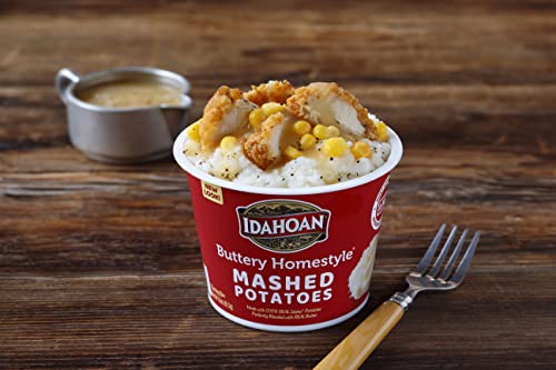 Idahoan Buttery Homestyle Mashed Potatoes, 1.5 oz cup (12-Pack)