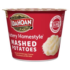 Idahoan Buttery Homestyle Mashed Potatoes, 1.5 oz cup (12-Pack)