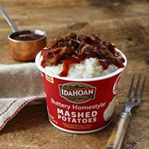 Idahoan Buttery Homestyle Mashed Potatoes, 1.5 oz cup (12-Pack)