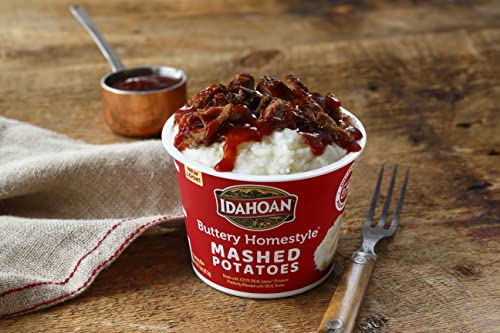 Idahoan Buttery Homestyle Mashed Potatoes, 1.5 oz cup (12-Pack)