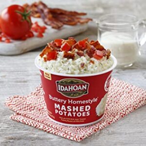 Idahoan Buttery Homestyle Mashed Potatoes, 1.5 oz cup (12-Pack)