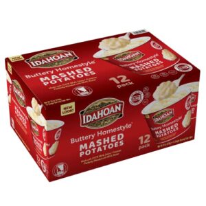 Idahoan Buttery Homestyle Mashed Potatoes, 1.5 oz cup (12-Pack)