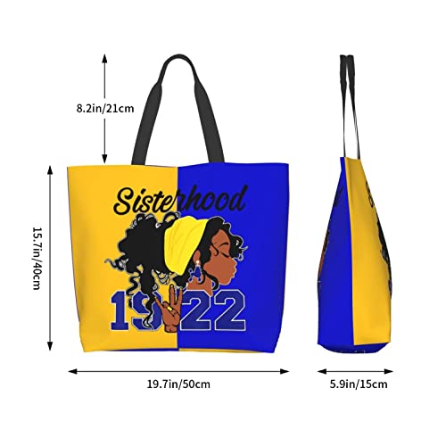 LMGSX Sigma Gamma Rho Tote bag handbag shopping office commuter shopping solid fashion sense One Size