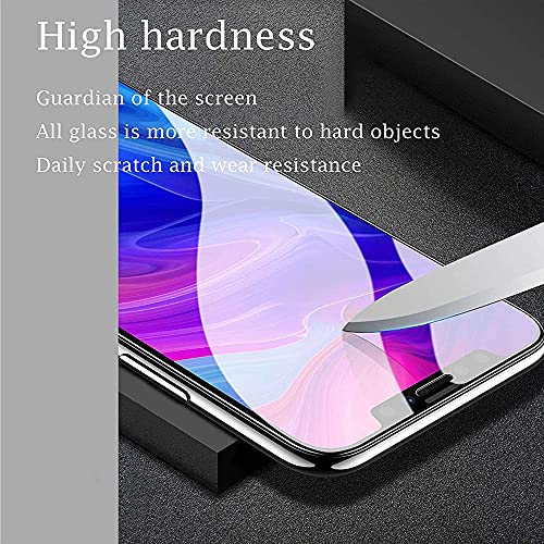 Futanwei Compatible with BLU C5 Max Case & Screen Protectors | BLU C5 Max Case with Ring Grip Finger Holder Stand | [3 Pack] BLU C5 Max Tempered Glass Screen Protectors | Slim Matte Black TPU Case