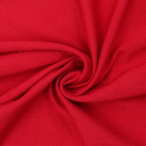 texco inc siro stretch rayon jersey knit apparel fabric, red 1 yard