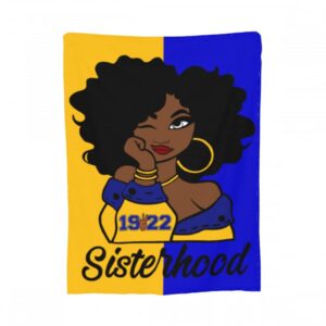 LMGSX Poodle Logo 1922 Sorority Throw Blanket Super Soft Velvet Blanket Men Women Kids Gifts,tparaphernalia,Gifts,sorority50 x40 50inchx40inch