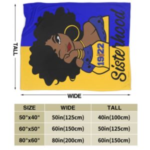 LMGSX Poodle Logo 1922 Sorority Throw Blanket Super Soft Velvet Blanket Men Women Kids Gifts,tparaphernalia,Gifts,sorority50 x40 50inchx40inch