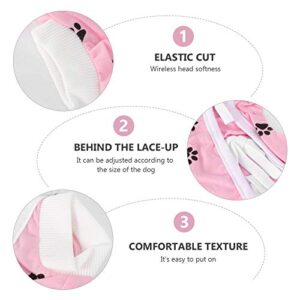 Dog Costume Pet Puppy Nursing Clothes Coat Injury Protection Dress Size S (Pink) for Your Cute