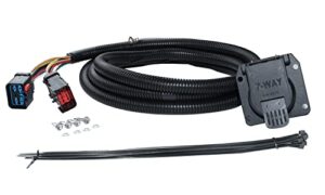 oyviny 11-foot 7 way rv trailer wiring extension harness for 1995-2008 dodge ram 1500/1995-2009 ram 2500,3500/1995-2010 dodge dakota, adds 7-way rv blade to pull 5th-wheel or gooseneck