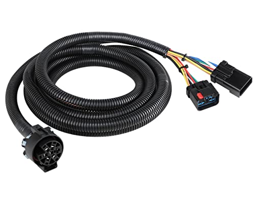 Oyviny 11-Foot 7 Way RV Trailer Wiring Extension Harness for 1995-2008 Dodge Ram 1500/1995-2009 Ram 2500,3500/1995-2010 Dodge Dakota, Adds 7-Way RV Blade to Pull 5th-Wheel or Gooseneck