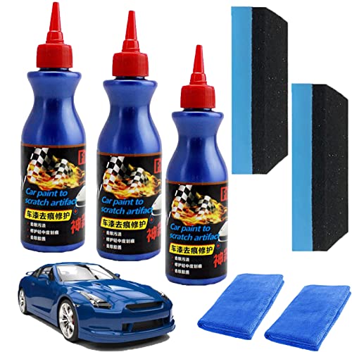 TYGHBN Ultimate Paint Restorer 80ml- Car Scratch Remover for Deep Scratches, F1-CC Car Scratch Remover for Vehicles Paint Scratch Repair Agent (3 Set)