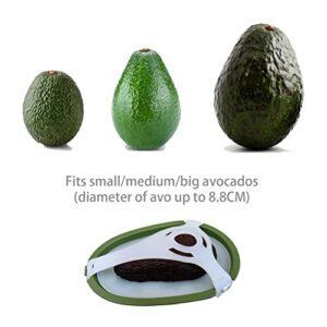 wonderoad Easier to Keep Fresh with Special Soft Silicone Mat | Avocado Holder Saver Keeper Storage Container for Fridge