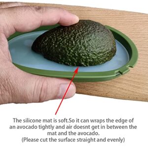 wonderoad Easier to Keep Fresh with Special Soft Silicone Mat | Avocado Holder Saver Keeper Storage Container for Fridge